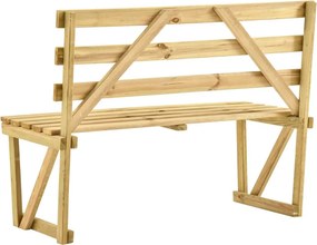 Zahradní lavice 120 cm impregnované borové dřevo 315393