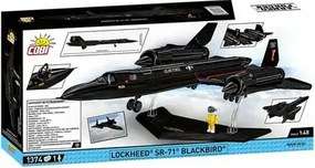 COBI 5891 Lockheed SR-71 Blackbird / 1374 kostek / 1 figurka / 1:48 /