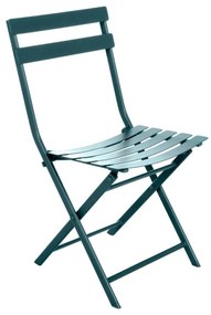 Zahradní skládací židle - Modrá