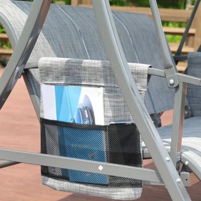 Zahradní houpačka Emiliana, šedá