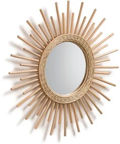 Zrcadlo marelli ø 60 cm přírodní MUZZA