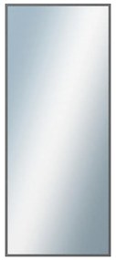DANTIK - Zarámované zrcadlo - rozměr s rámem cca 50x120 cm z lišty Hliník grafit drás | P269-224 (7269224)