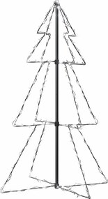 Vánoční stromek kužel 160 LED diod dovnitř i ven 78 x 120 cm 328564
