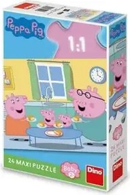 DINO Peppa pig oběd maxi / 24 dílků / od 2 let