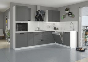 Kuchyňská skříňka LUNA 60x60 GN-72 2F (90°) korpus: bílá, barva dvířek: bílá