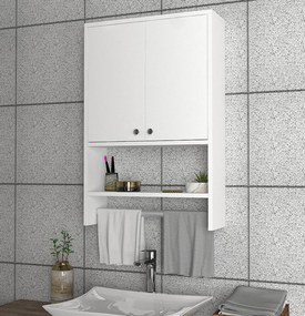 Casarredo - Komfort nábytek Závěsná skříňka do koupelny HIRDI bílá