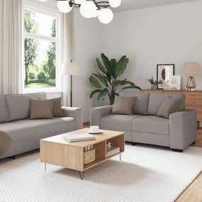 3dílná sedací souprava s poduškami taupe textil 3324655