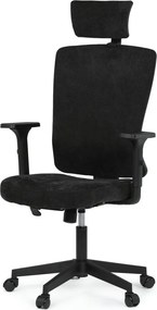 Kancelářská židle KA-W3137 BG, houpací mechanismus, béžová látka černá