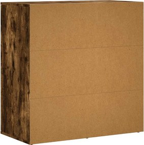 Příborníky 2 ks kouřový dub 79 x 38 x 80 cm kompozitní dřevo 3276606