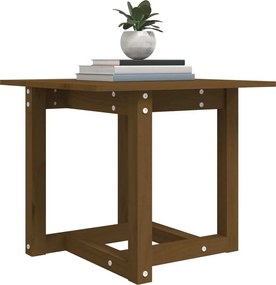vidaXL Konferenční stolek 50 x 50 x 45 cm masivní borové dřevo [822175] Barva: Šedá