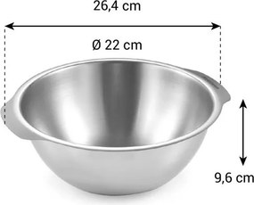 TESCOMA Mísa GrandCHEF ø 22 cm, do vodní lázně