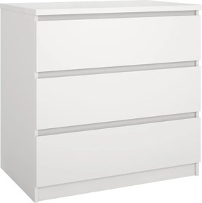 Bílá komoda 77x76x50 cm Naia – Tvilum