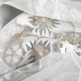 ZÁCLONA NA KROUŽCÍCH ALIRA 300 CM X 250 CM CM VZOROVANÁ