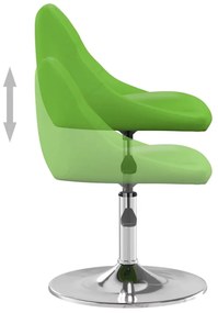 Petromila Jídelní židle zelená umělá kůže