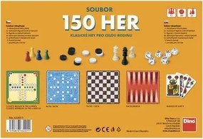 DINO Soubor 150 her / Šachy, dáma, mariáš a další / od 5 let