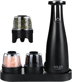 Adler AD 4449 černá / Mlýnek na sůl a pepř / 150 ml / 1500 mAh