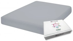 Nepropustné hyperprodyšné prostěradlo BelnoU ECOBEL 90x200 cm - světle šedá