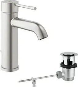 Grohe - Páková umyvadlová baterie s výpustí, supersteel