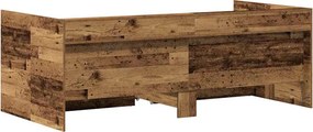 Daybed se zásuvkou Staré dřevo 90 x 200 cm Kompozitní dřevo 3333999