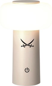 LED bateriová stolní lampa (béžová)