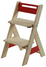 Gazel ZUZU dětská rostoucí židle červená