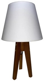 Stolní lampa CONE 1xE27/60W/230V dub bílá