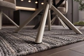 Designová otočná židle Maddison šampaňská béžová
