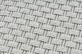 Dywany Łuszczów Kusový koberec Timo 6272 White – na ven i na doma ROZMĚR: 180x270