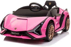 Dětské elektrické auto eljet lamborghini sian růžové/pink