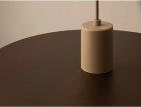 Světle hnědé kovové závěsné svítidlo ø 40 cm Ori – Micadoni