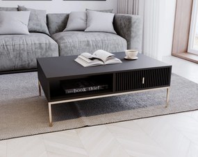 Konferenční stolek Maggiore 104 cm černý/zlatý II