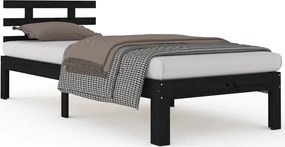 vidaXL Rám postele s čelem voskově 100 x 200 cm masivní borovice [814748] Barva: Přírodní