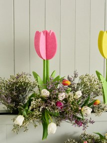 Sinsay - Stojící dekorace ve tvaru tulipánu - růžová