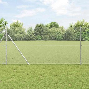 Hexagonální kotvení plotu 10 x 1,2 m Pozinkovaná ocel Stříbrná 3352922