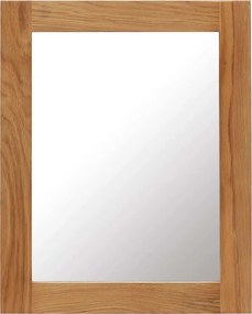 vidaXL Zrcadlo 40 x 50 cm masivní dubové dřevo [247455]