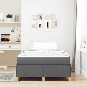 Rám postele Tmavě šedá 120 x 200 cm textil 3398928