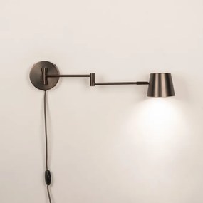 Nástěnné svítidlo Snap Fosca Coffe Brown Mini
