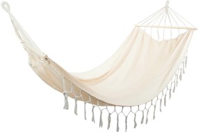 Verk Group Turistická houpací síť velká boho střapec houpačka pro dvě osoby 200x150