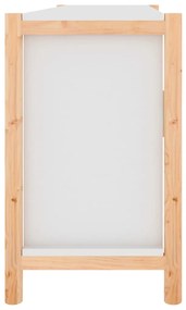 Příborník bílý 107 x 38 x 60 cm kompozitní dřevo - Default Title