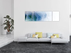 Obraz - Geometrické útvary (170x50 cm)