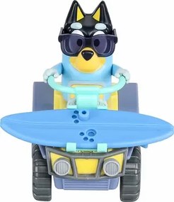 MOOSE Bluey Bandit s plážovou čtyřkolkou / Figurka a vozidlo / od 3 le