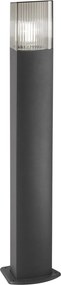 FAN I-DARK-P1 Sloupkové svítidlo Paletto Dark, hliník/antracit, 1 x E27, difuzor PC Fumé, 750 x 154 x 133 mm, IP54 - FANEUROPE