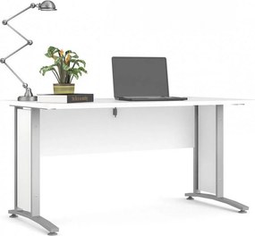 Falco Kancelářský psací stůl Office 402/437 bílá/silver grey