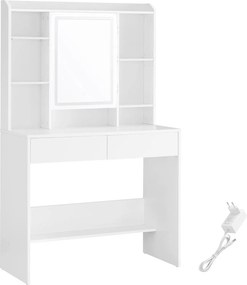 XXXLutz TOALETNÍ STOLEK, bílá, 90/40/144,7 cm Boxxx - 002543007139