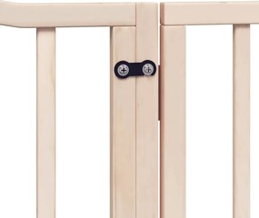 Zábrana pro psy s dvířky skládací 12 panelů 960 cm topol 3155616