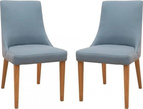 Casarredo - Komfort nábytek Designová jídelní židle FARINI, Novel výběr barev, (2ks) | barva: szy-dub-antický,potah: novel 09