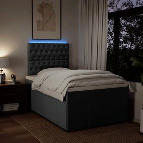 Box spring postel s matrací taupe 120x190 cm textil 3293918