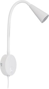 Livarno Home LED nástěnné svítidlo s flexibilním kovovým krkem (bílá)