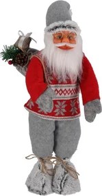 Vánoční figurka látkového Mikuláše 60 cm