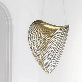 Toolight Závěsné dřevěné LED osvětlení D89 LHJ055-1CP